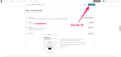 How to set up an automated welcome email with Mailchimp - Written Word ...
