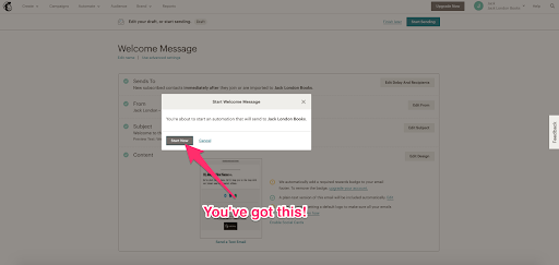 How to set up an automated welcome email with Mailchimp - Written Word ...