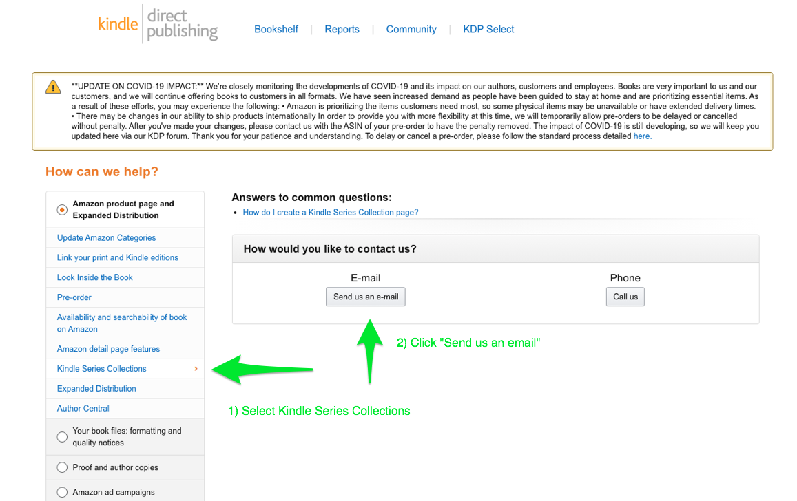How to Create an Amazon Book Series Page - Written Word Media