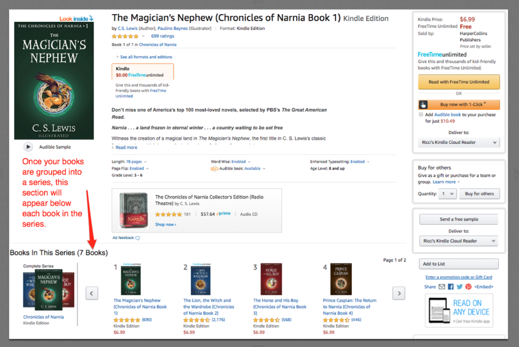 How to Create an Amazon Book Series Page - Written Word Media
