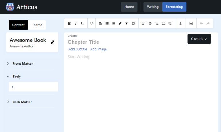Atticus Review: An All-In-One Writing and Formatting Tool for Authors ...
