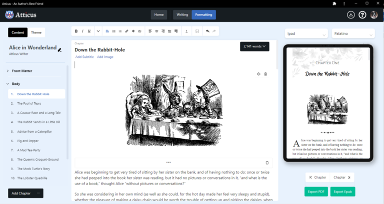 Atticus Review: An All-In-One Writing and Formatting Tool for Authors ...