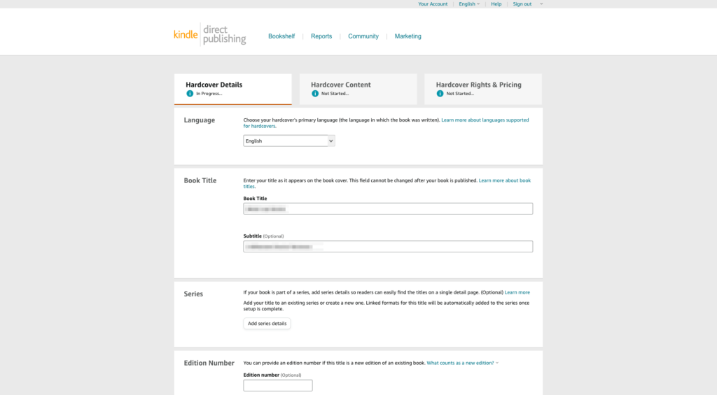 How to Publish a Hardcover Book on Amazon KDP - Written Word Media