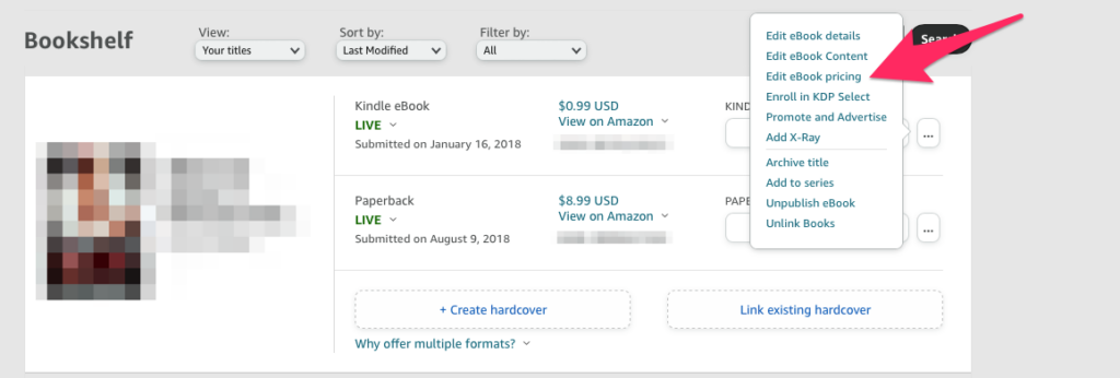 How to Change Your eBook Price on Amazon KDP (Kindle Direct Publishing ...